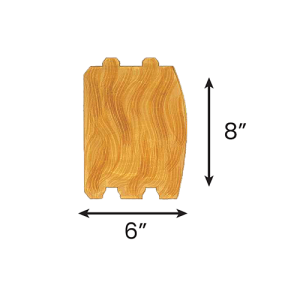 Our Logs - We Use The Highest Grade Eastern White Pine Logs